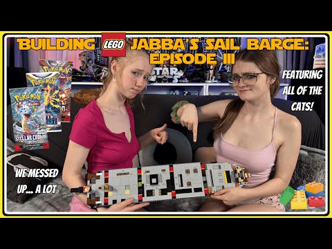 Build and Chill with Us: Building the UCS LEGO Star Wars Jabba's Sail Barge Episode III