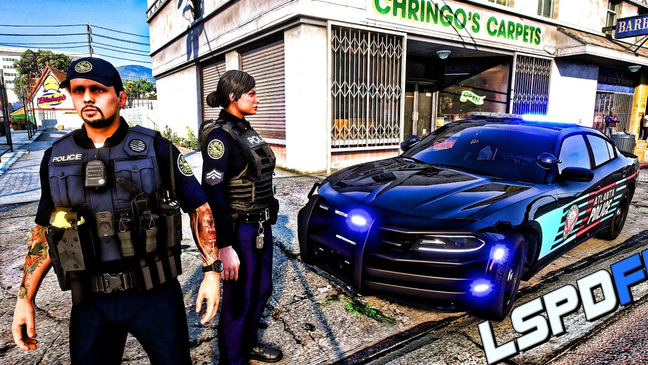 City Patrol|| GTA 5 Mod Lspdfr|| ATL Map - YouTube