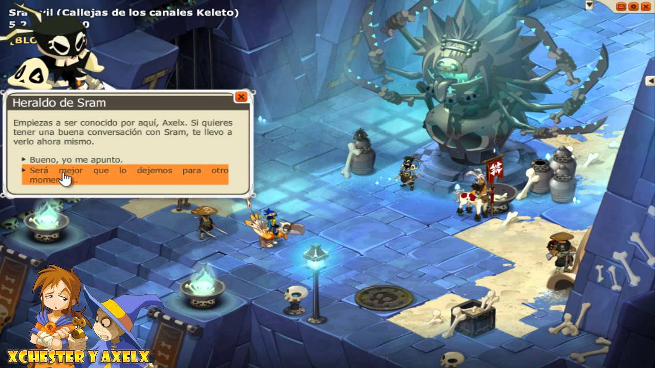 Guía Dofus con: Xchester y Axelx. El Dios Sram... - YouTube