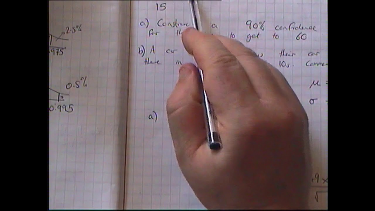 How to find confidence intervals using normal distribution tables - YouTube