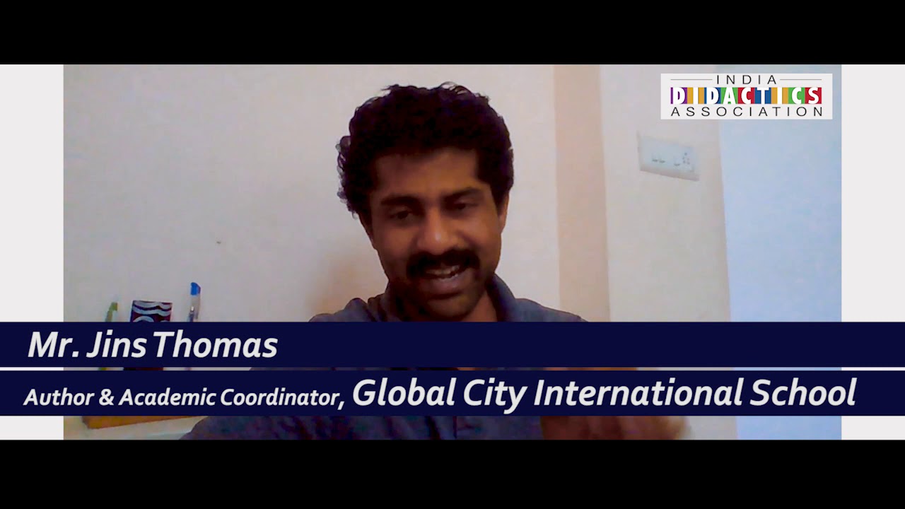 Mr. Jins Thomas, Author and Academic Coordinator, Global City International School - YouTube