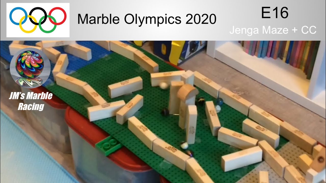 Marble Olympics 2020 Event 16 and Closing Ceremony: [JENGA MAZE] - YouTube
