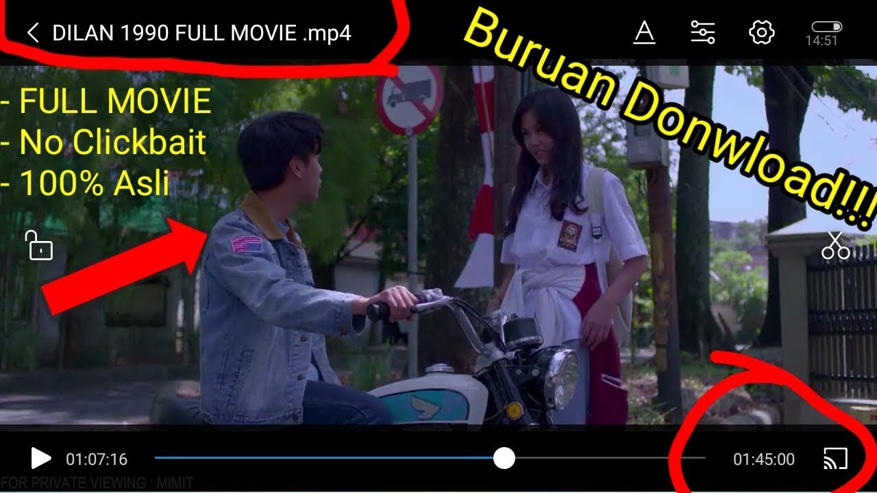 LINK CARA DONWLOAD DILAN 1990 Full Movie TERBARU HD!!! - YouTube