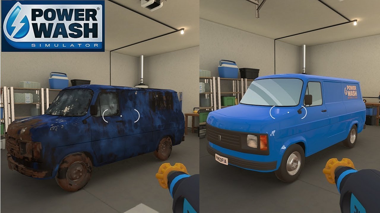 Power Washing Simulator - Clean the Van - YouTube