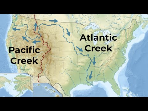 The Creek that Flows to Two Different Oceans...