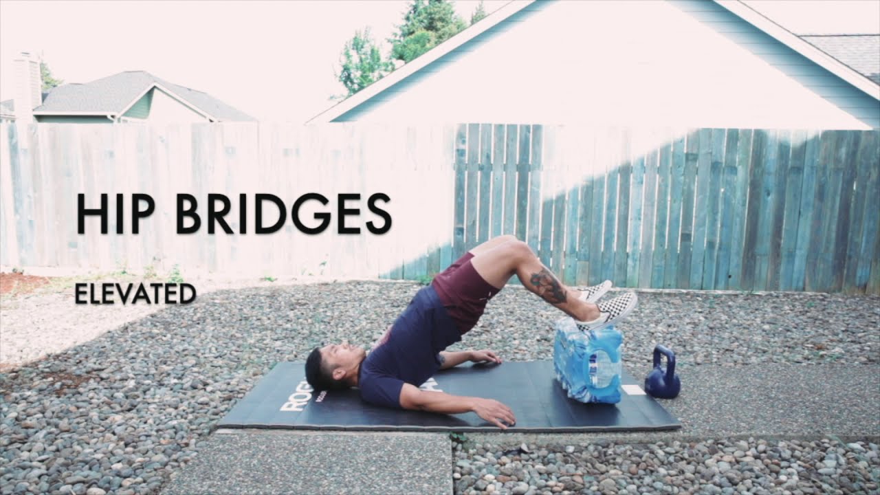 Hip Bridge Variations - YouTube