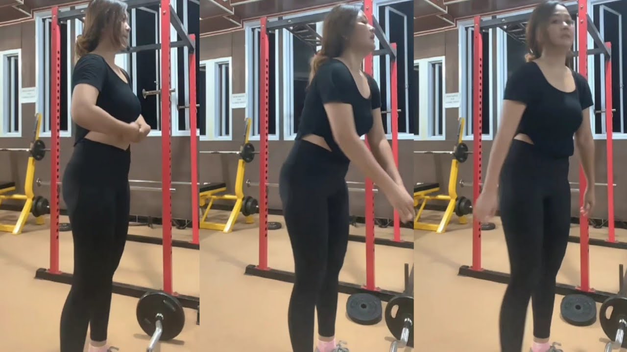 Try On Legging Cemok Olah Raga Gym Melar Tipis - YouTube