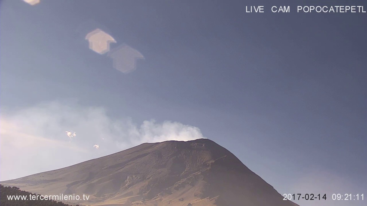 LIVE CAM POPOCATEPETL - YouTube
