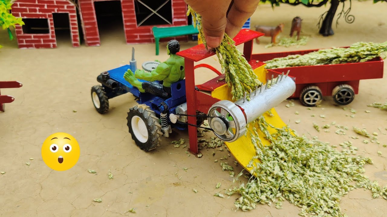 diy tractor making mini modern agriculture science project/diy tractor ...