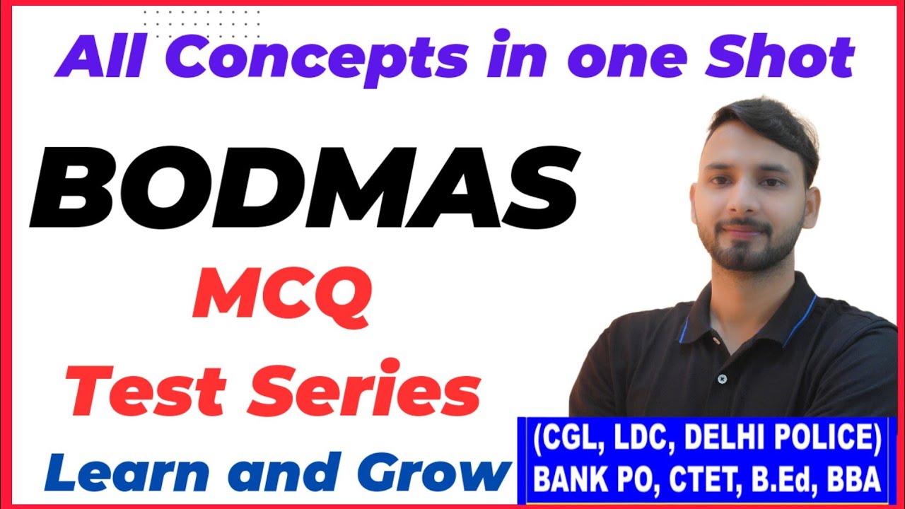 BODMAS | BODMAS Rule | बोडमास का नियम | Maths Trick | BY Arun - YouTube