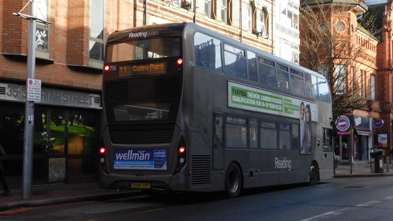 * Rare On Route 11 * Reading Buses ADL Enviro400 MMC 756 (YX64VRR) On ...