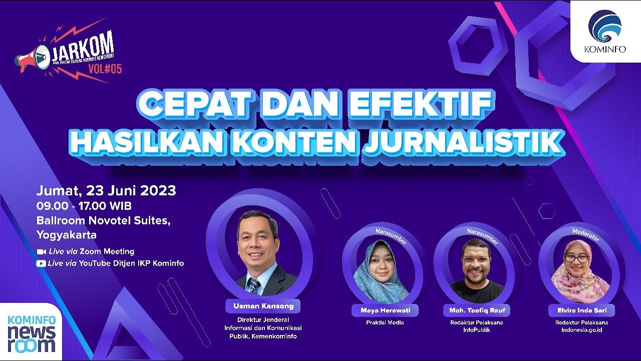 Jadi Pintar Bareng Kominfo Newsroom [JARKOM] Yogyakarta, 23 Juni 2023 ...