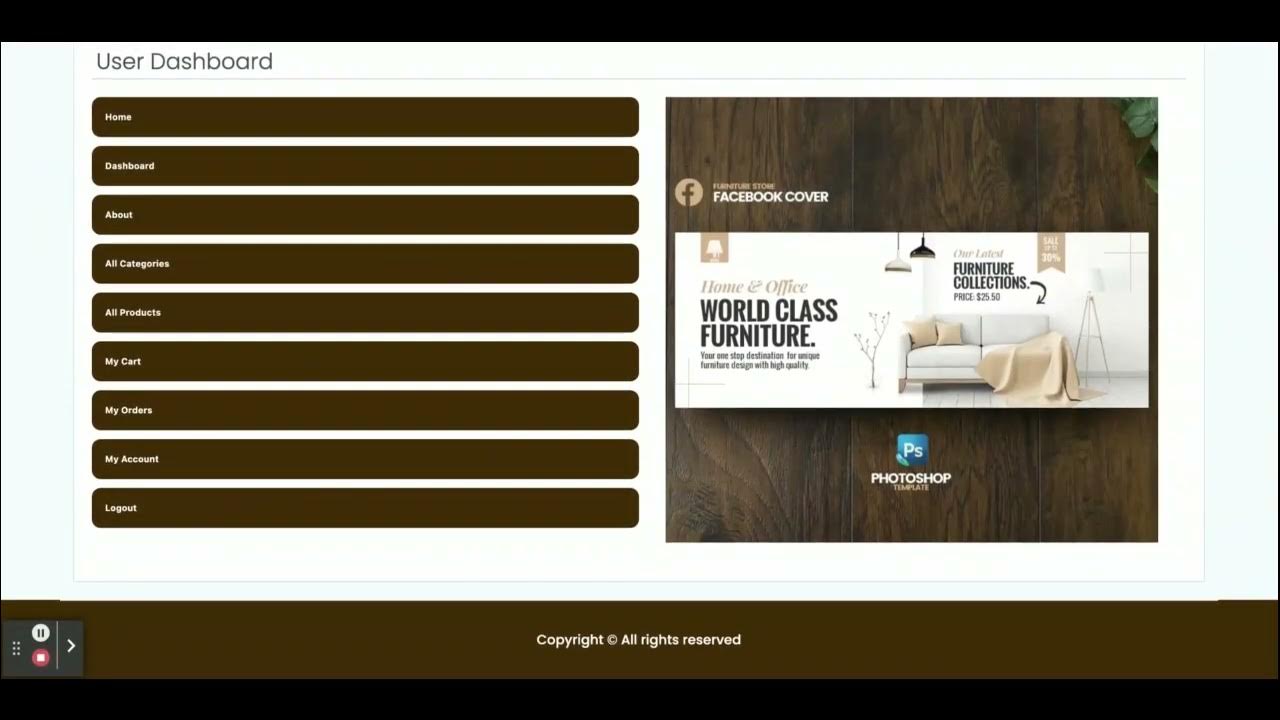 Online Furniture Shop Mini Project | Spring Boot Angular Project ...