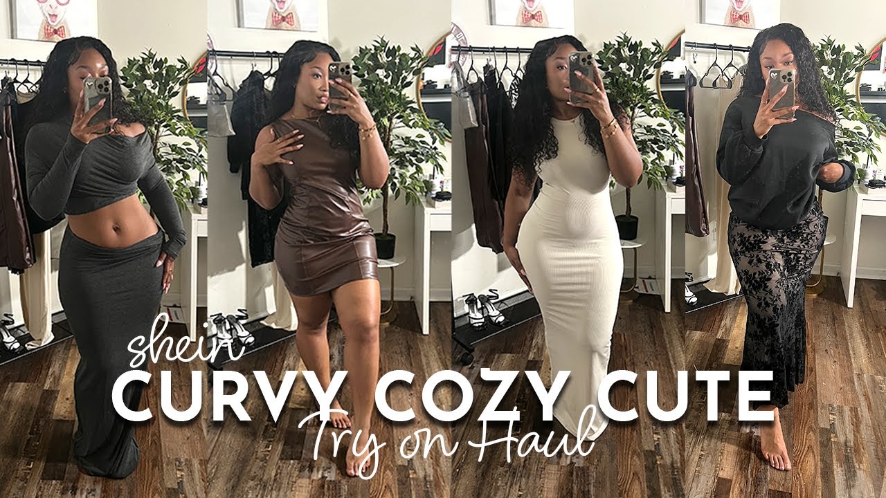 VERY CURVY, VERY COZY, VERY CUTE TRY ON HAUL | SHEIN Black Friday Early ...