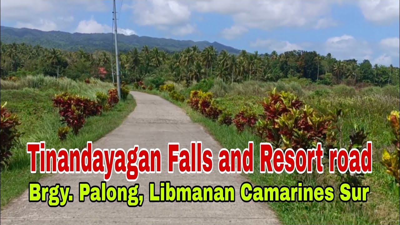 Tinandayagan Falls and Resort road - Brgy Palong, Libmanan Camarines Sur - YouTube