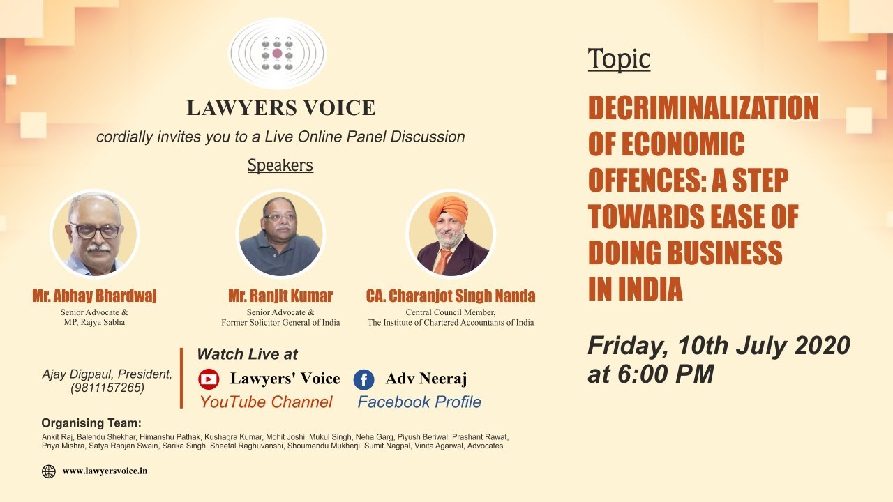 Decriminalization Of Economic Offences A Step Towards Ease Of Doing decriminalization-of-economic-offences-a-step-towards-ease-of-doing