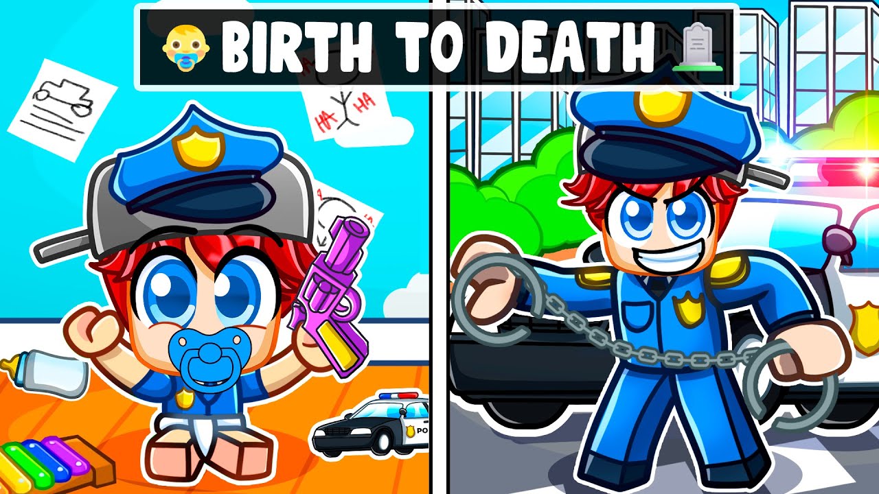 Birth To DEATH Of A POLICE OFFICER In Roblox SNAPCHAT! - YouTube