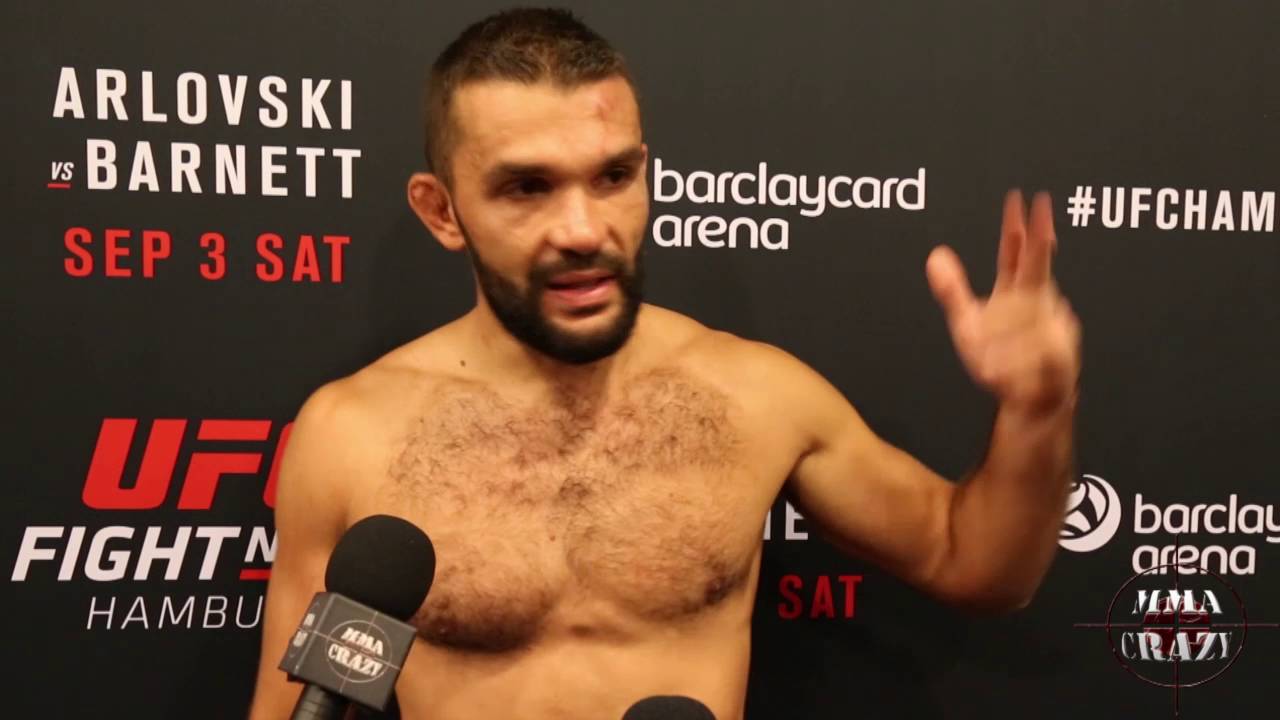 Peter Sobotta UFC Fight Night Hamburg Post Fight Media Scrum - YouTube