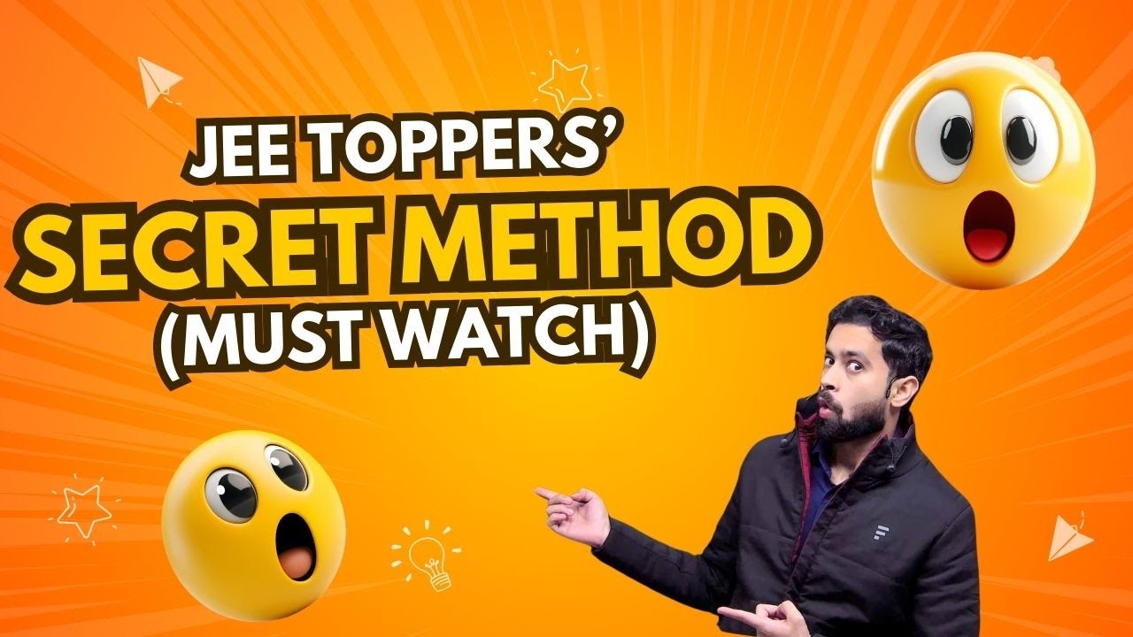 JEE Toppers’ Secret Study Plan! 🧠 The Smartest Way to Crack Concepts ...