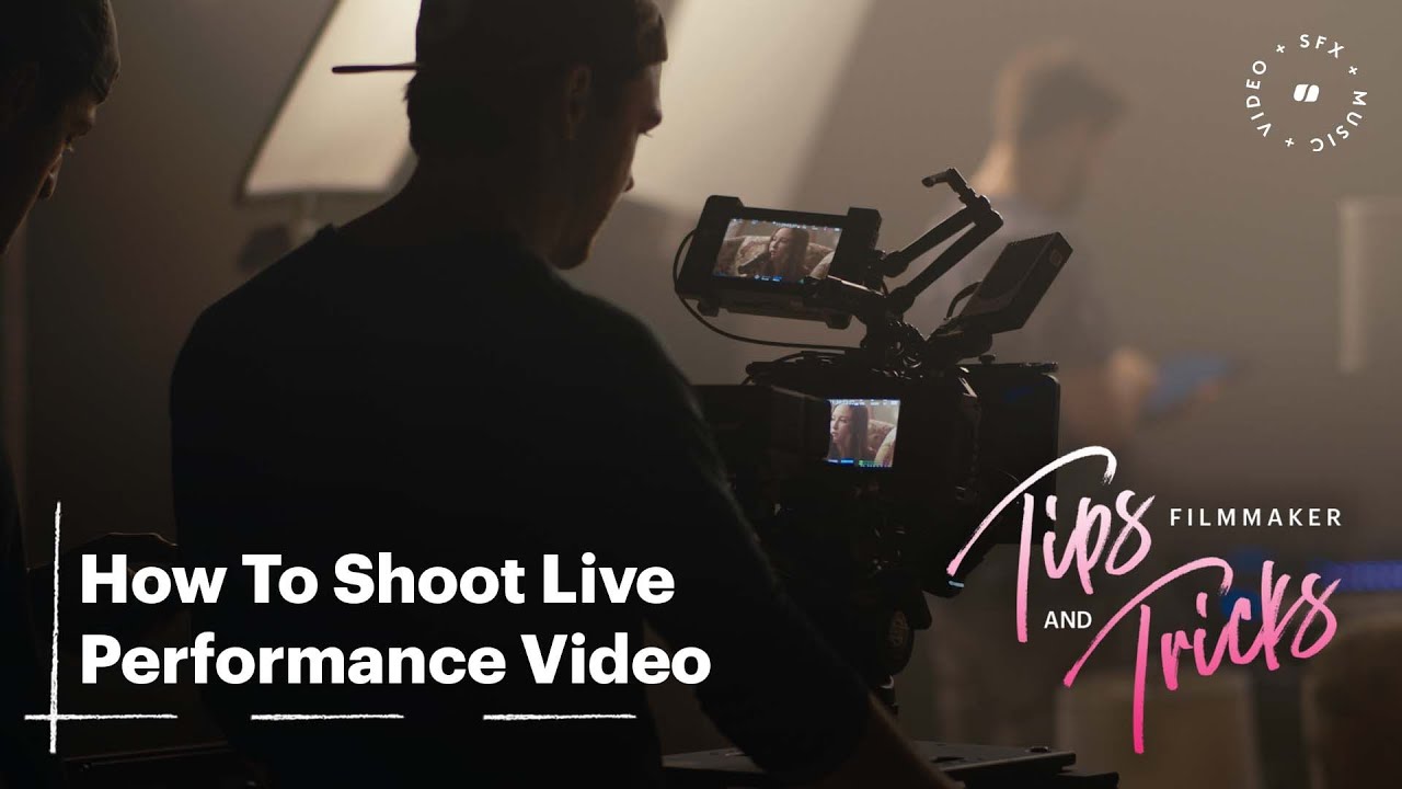 How To Shoot A Live Music Video | Soundstripe Tips & Tricks - YouTube