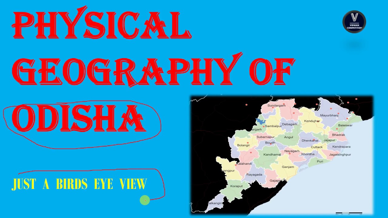 Physical geography of odisha in odia by vidwan competition - YouTube