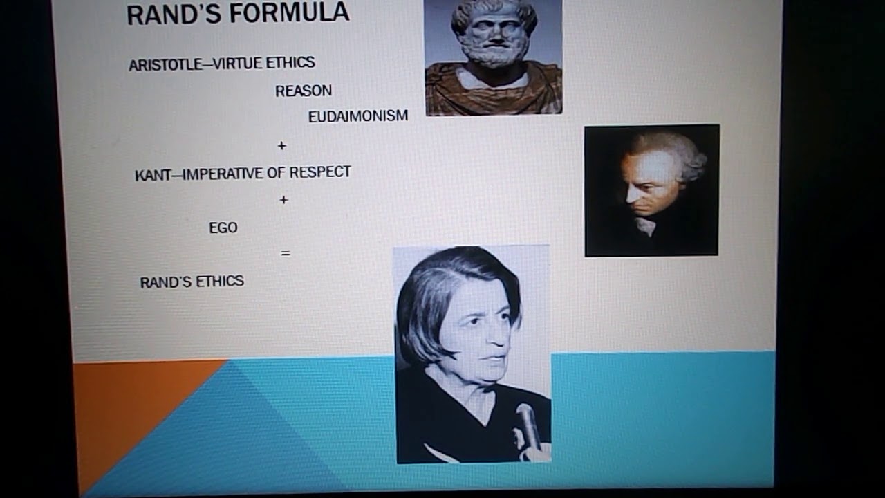 Ayn Rand and Objectivist Ethics, Part I - YouTube