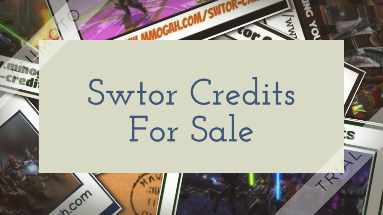 Swtor Credits - YouTube