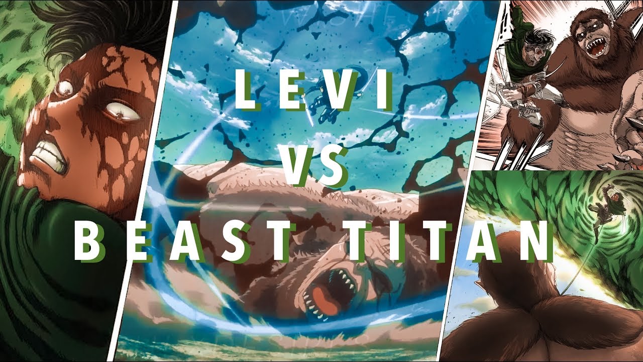 Levi VS Beast Titan | Shingeki no Kyojin Season 3 Part 2 [SoulMadness ...