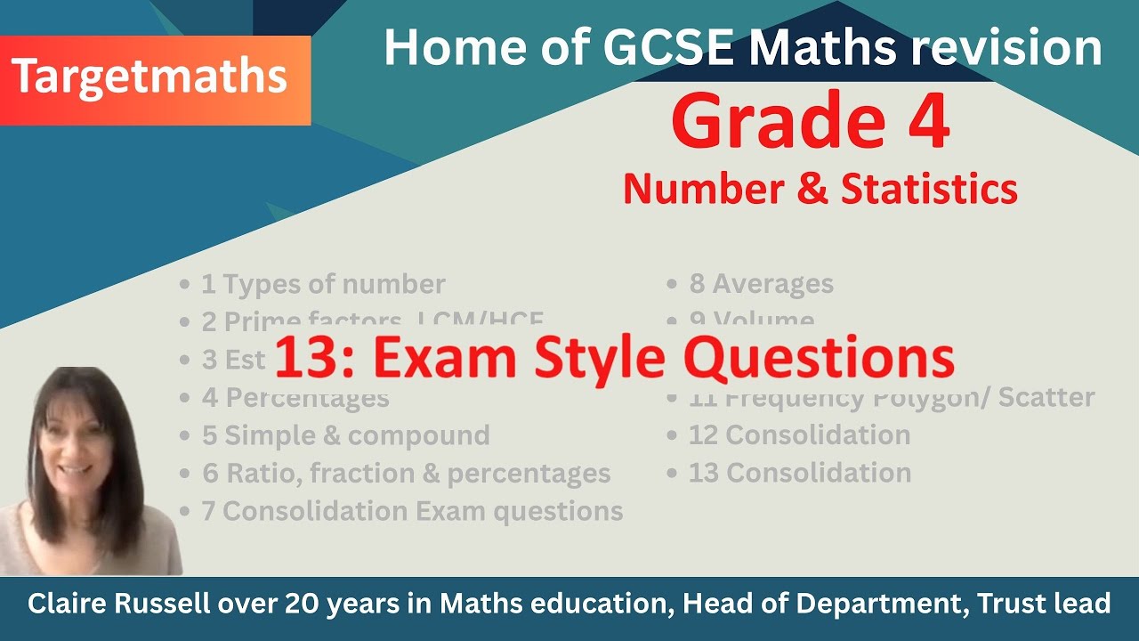 Final Exam Practice 👉 GCSE Maths Lesson 13 (Grade 4 Skills – Higher ...
