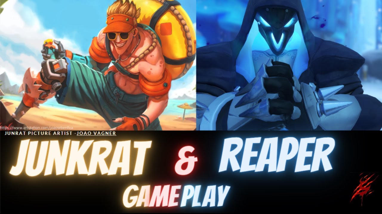 Gold Reaper & Junkrat Gameplay. - YouTube