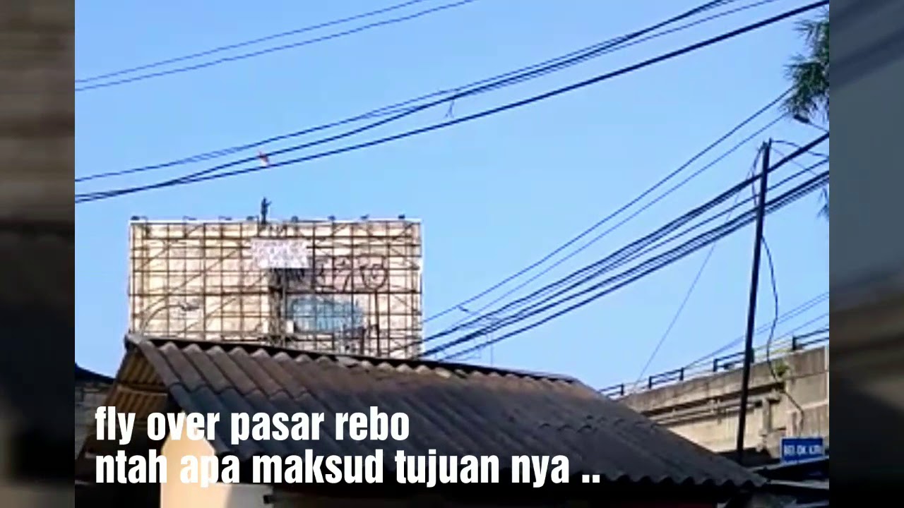 Kejadian di fly over pasar rebo 12 sep 2018 - YouTube