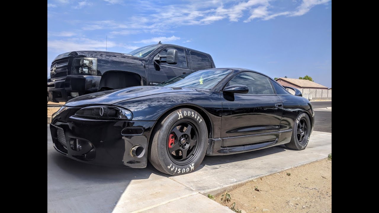 Driving my 97 Eclipse GSX with a SIDE EXIT EXHAUST does NOT go well ...