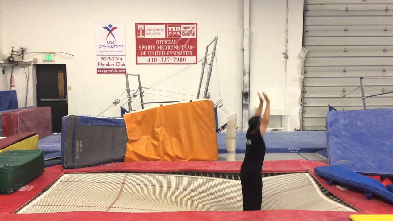 Jon's 2nd Back Layout Step Out - YouTube