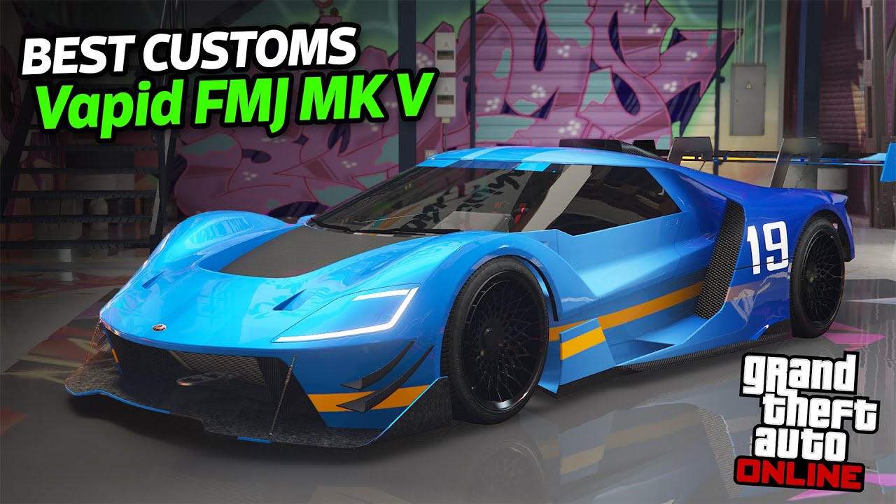 GTA 5 Online - DLC Vehicle Customization - Vapid FMJ MK V (Ford GT Mk ...