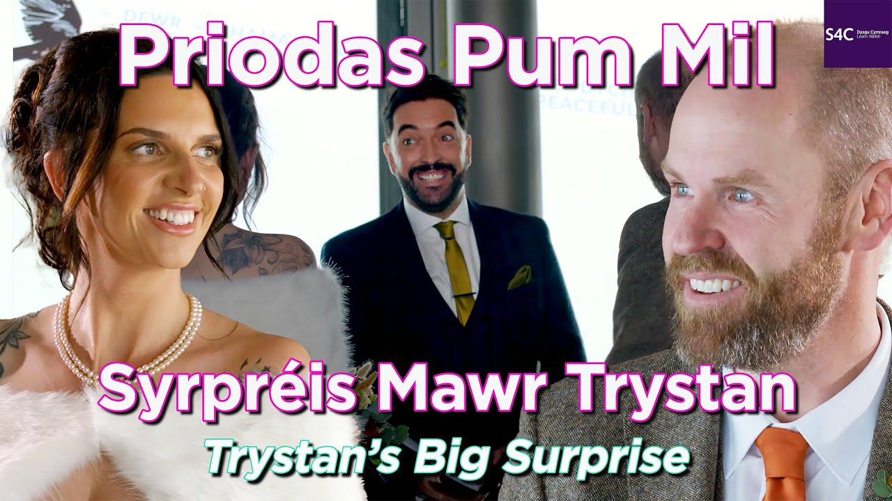 PRIODAS PUM MIL | SYRPRÉIS MAWR TRYSTAN | TRYSTAN'S BIG SURPRISE 👰🤵 - YouTube