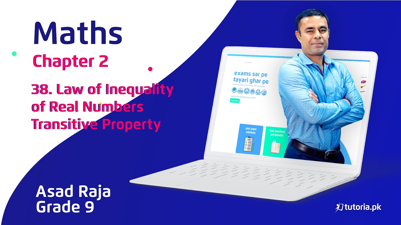 Maths Class 9 | Chapter 2 | Topic 38 | Laws of Inequality for Real ...