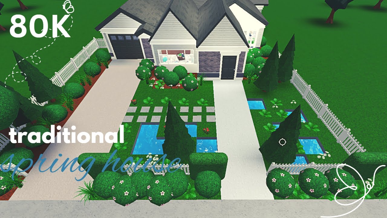 80k traditional spring house #roblox - YouTube