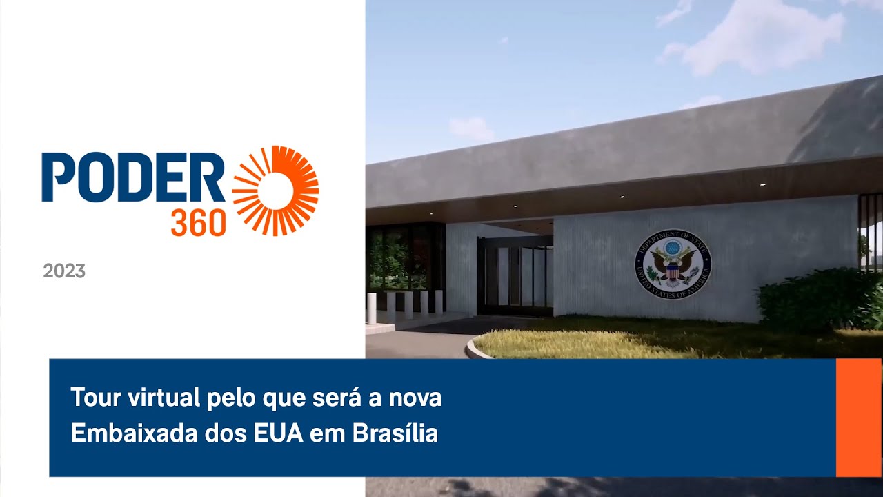 Tour virtual pelo que será a nova Embaixada dos EUA em Brasília - YouTube