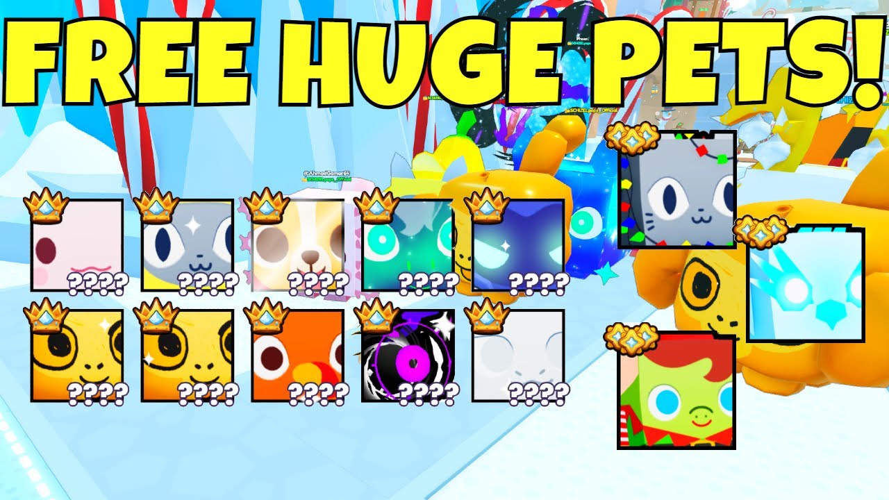 FREE HUGE PETS JOIN QUICK! | Roblox Pet Simulator 99 / PS99 - YouTube