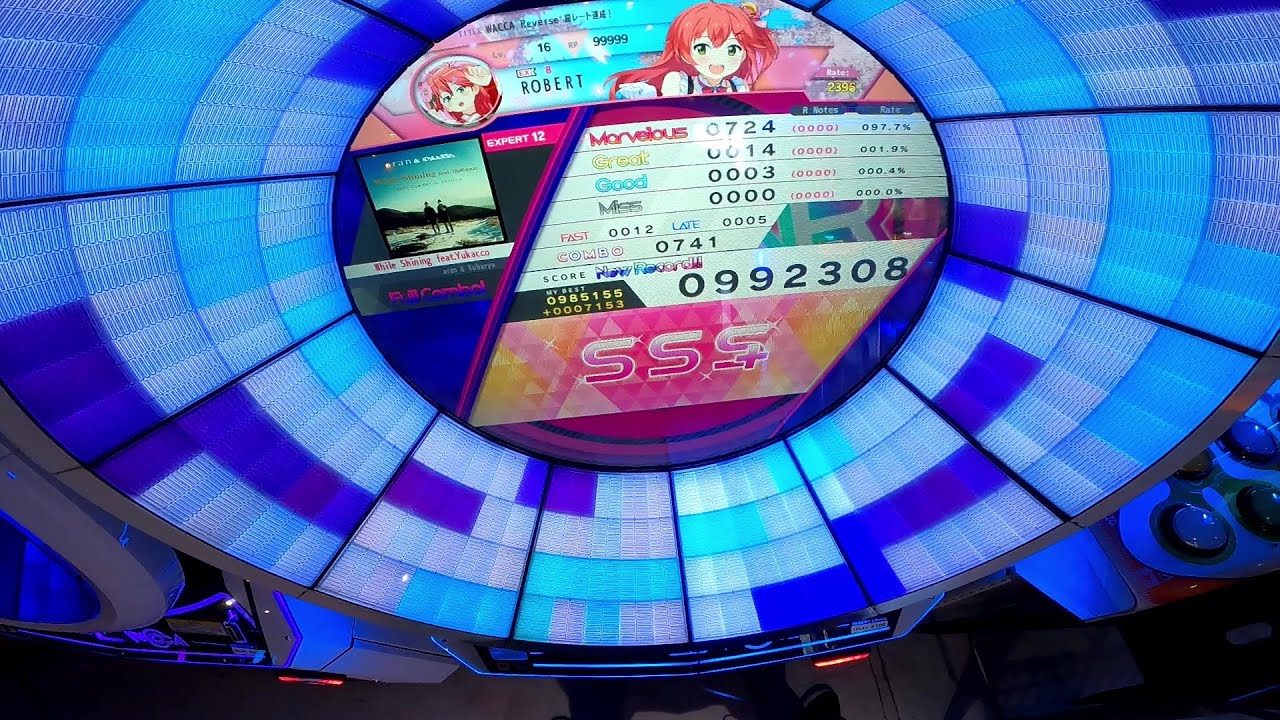 [WACCA] While Shining feat.Yukacco - 992K - YouTube
