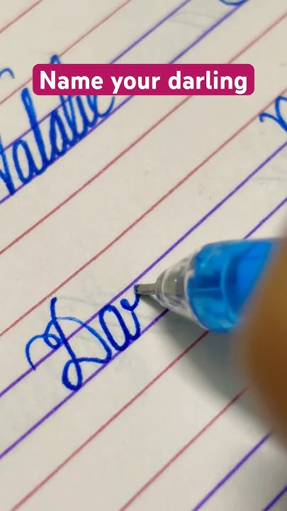 How to write darling in cursive handwriting #cursivestyle #handwriting ...