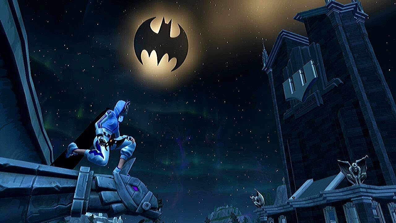 Welcome to Gotham City Fortnite (All Easter Eggs, *NEW* Batglider ...