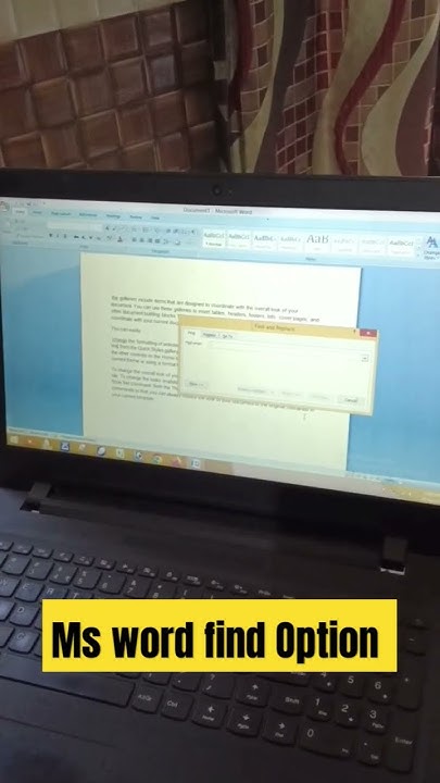 Ms Word Find Option Use L Arnavparthtech Computer Ytshort Shortsvideo Shorts Youtube