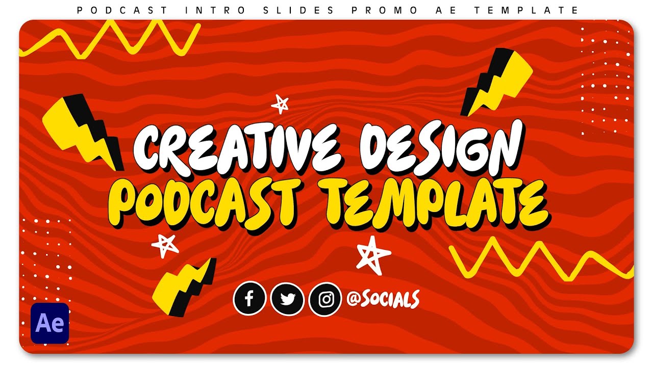 Podcast Intro Slides Promo - After Effects Template | Free Download ...
