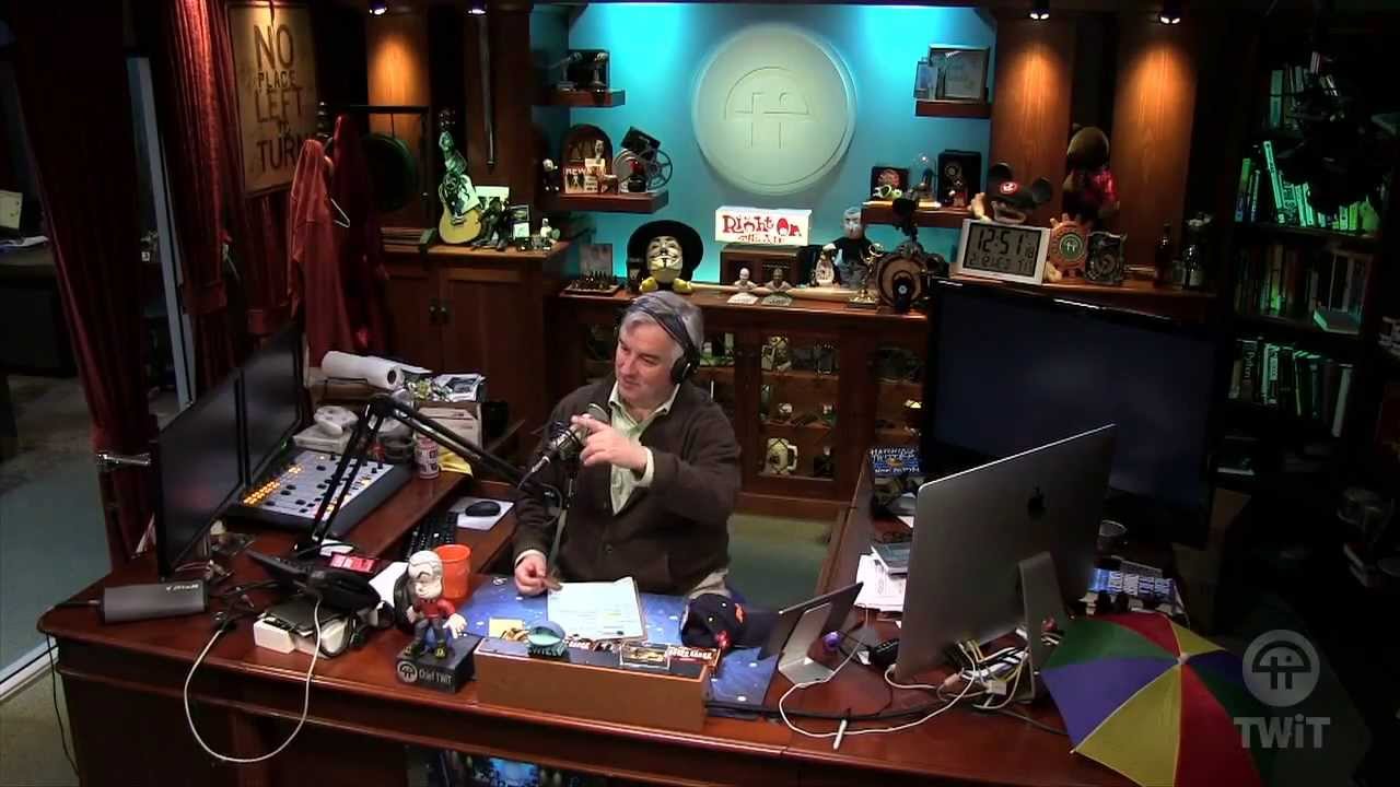 Leo Laporte shows how to use a Tim Tam as a coffee straw - YouTube