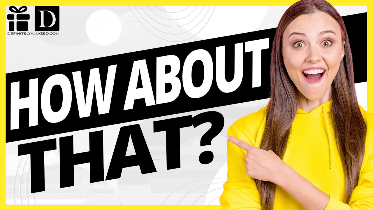 GIFT IDEAS: HOW ABOUT THAT? - YouTube