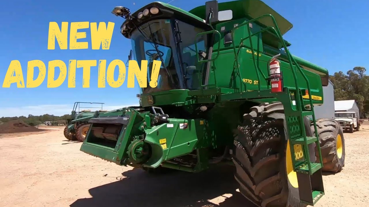 We Upgraded Our Header (Combine)! New To Us John Deere 9770 STS - YouTube