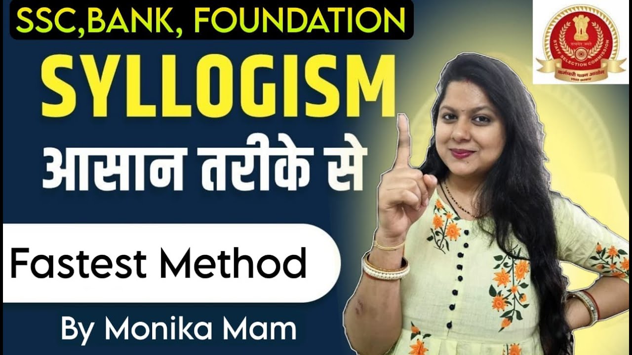 reasoning syllogs by monika Mam for.//BANK PO//SSC CGL//BANK CLERK ...
