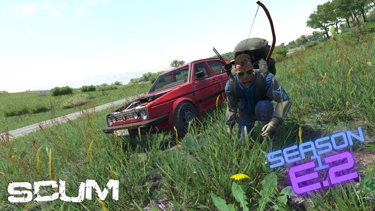 SCUM 0.8-Single-Player-Series. Season 1 Episode 2. Car Trouble ...