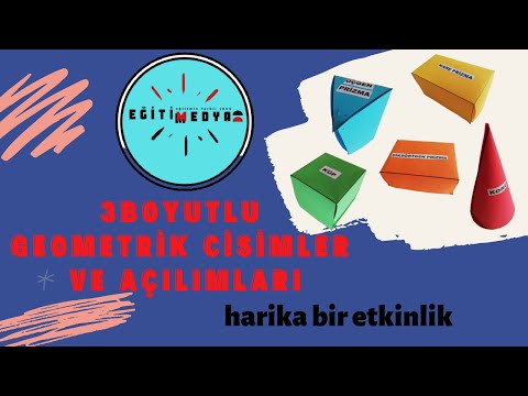 Geometrik Cisimler Nasıl Yapılır? Hareketli-Üç Boyutlu